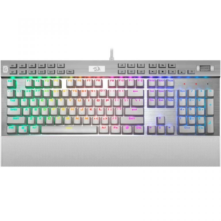 Redragon Yama K550 Negro/Blanco Teclado mecánico RGB (Layout Español ...