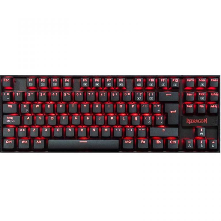 Redragon Kumara K552 Led Rojo Teclado Mecánico (Layout Español ...