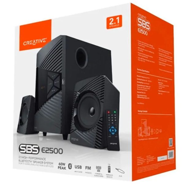 Creative SBS E2500 – Alto rendimiento 2.1 Bluetooth® con subwoofer para ...