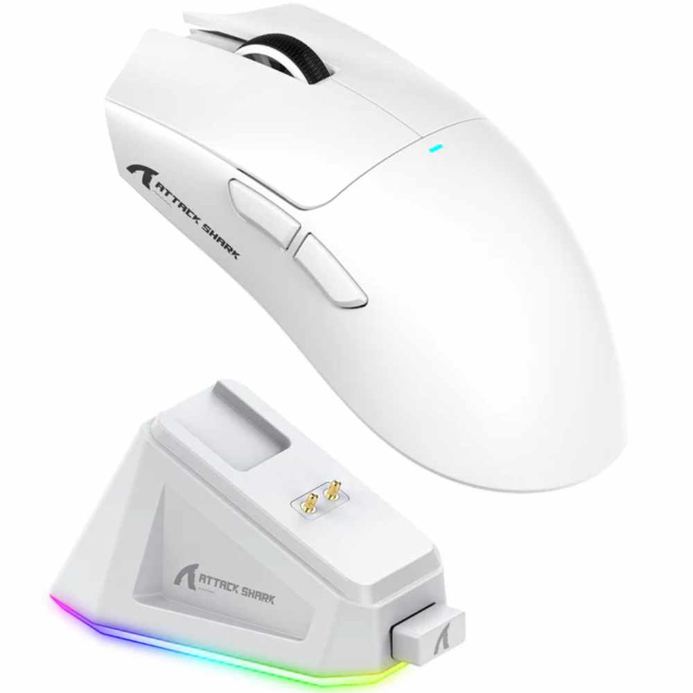 ATTACK SHARK X11 Wireless Gaming Mouse con Charging Dock (Wireless ...